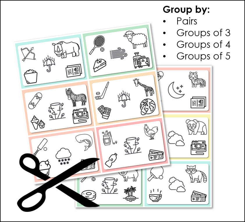 Grouping Cards PRINTABLE – House of Humanities